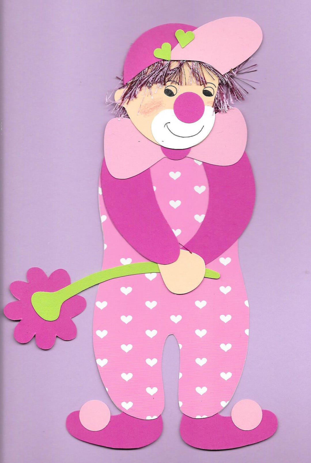 Cardboard Window Picture-clown-carnival-window Decoration-children's ...