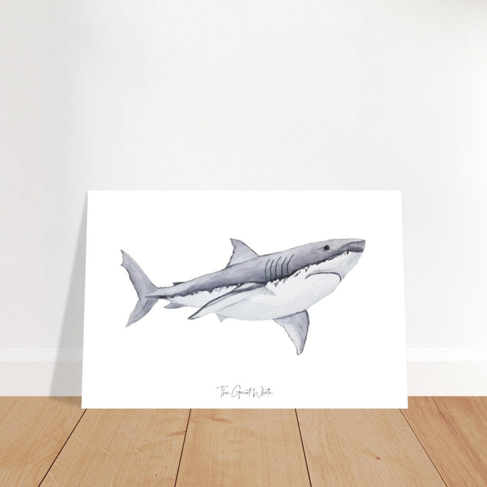 Poster Great White Shark - Etsy