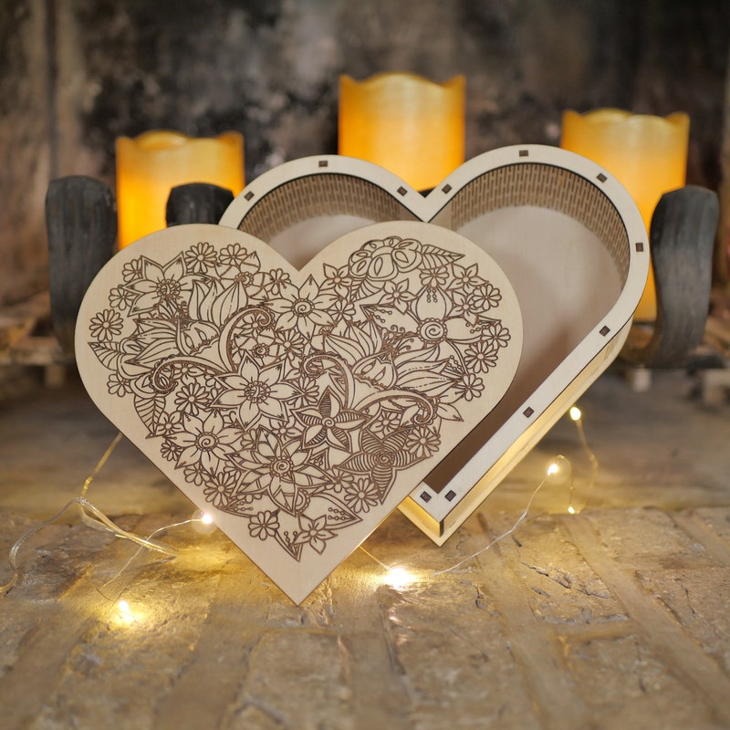 Laser Cut Hearts - Etsy