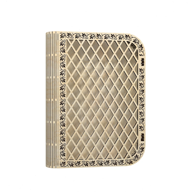 Flexible Book Box Laser Cut File for Cnc for 3 Mm 1/8 Inch 4 - Etsy