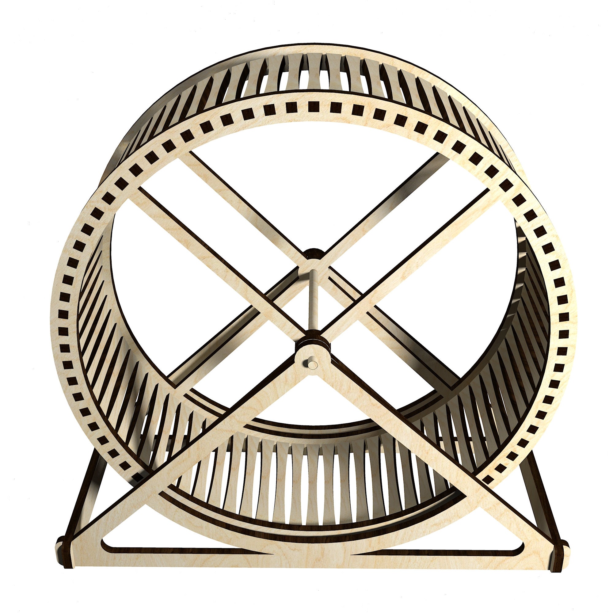Empty Hamster Wheel