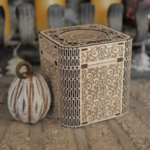 Gift Box for Candy Laser Cut File for 3mm, 4 Mm and 1/8 Inch Plywood ...