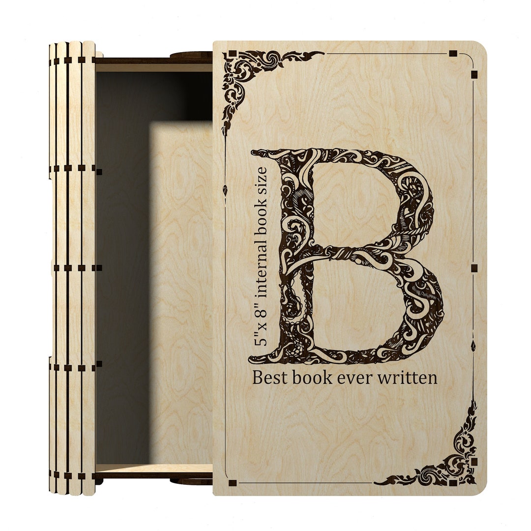 Slider Book Box 5 X 8 Inch Internal Size for 3 Mm 1/8 Inch 4 Mm ...