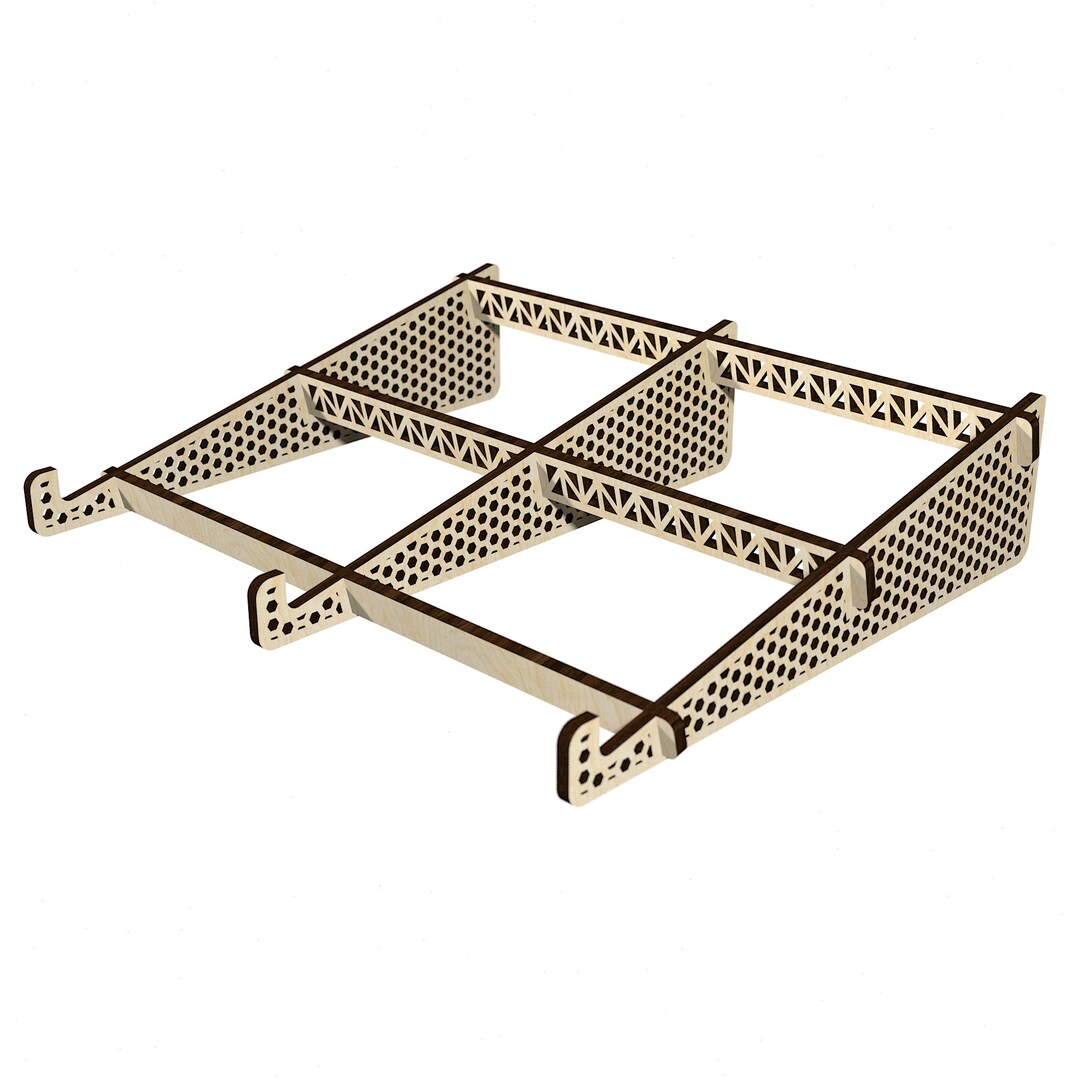Laptop Stand Svg Laser Cut Vector File for Cnc for 4 and 5 Mm Materials ...