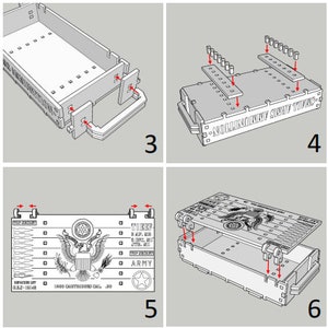 Original Military Gift Box 5.5" X 10.6" X 2" Inch Size for 4, 5, 6 Mm ...