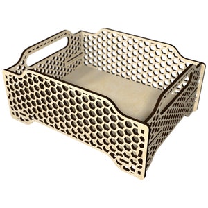 Stackable Storage Organizer Box for Laser Cut Cnc Machines for 3 Mm, 4 ...