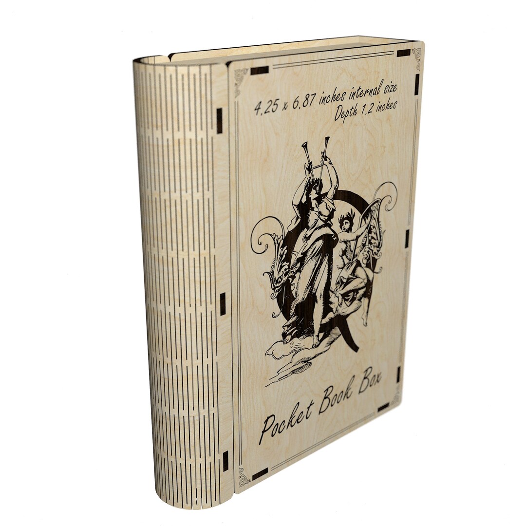 Slider Pocket Book Box 4.25 X 6.87 Inch Internal - Etsy