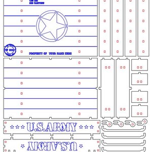 Original Military Army Gift Box 5" X 8" Inch Size for 3 4 5 Mm 1/8 Inch ...