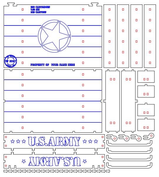 Original Military Army Gift Box 5 X 8 Inch Size - Etsy