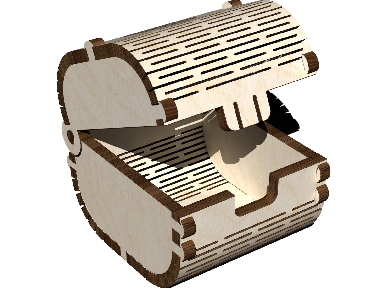 Original Ring Box for 3 or 4 Mm or 1/8 Inch Material Plywood Mdf ...