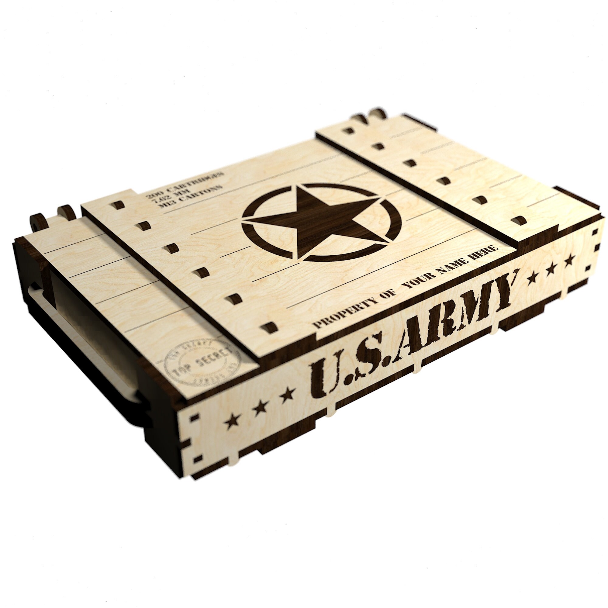Original Military Army Gift Box 5" X 8" Inch Size for 3 4 5 Mm 1/8 Inch ...