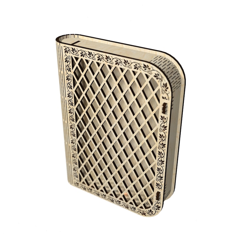 Flexible Book Box Laser Cut File for Cnc for 3 Mm 1/8 Inch 4 - Etsy