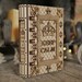 Flexible Book Box Laser Cut File for Cnc for 3 Mm 1/8 Inch 4 Mm ...