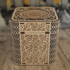 Gift Box for Candy Laser Cut File for 3mm, 4 Mm and 1/8 Inch Plywood ...