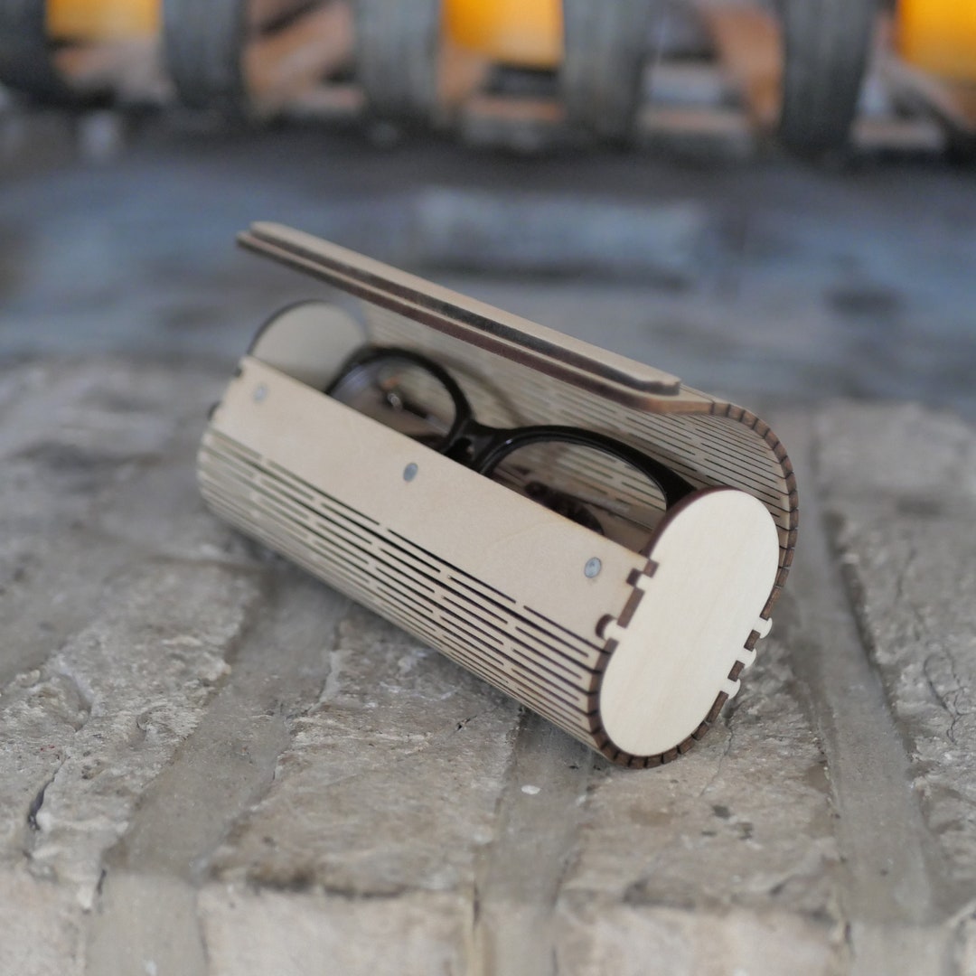 Wooden Glasses Case Laser Cut File for 3, 4 Mm and 1/8 Inch Playwood or ...