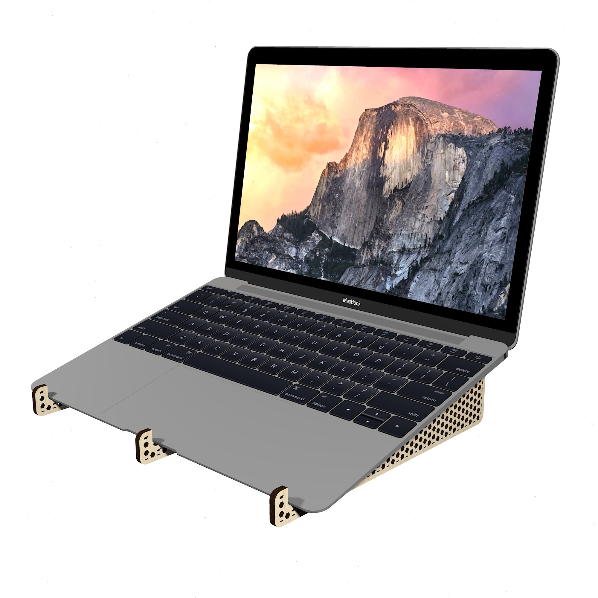 Laptop Stand Svg Laser Cut Vector File for Cnc for 4 and 5 Mm Materials ...