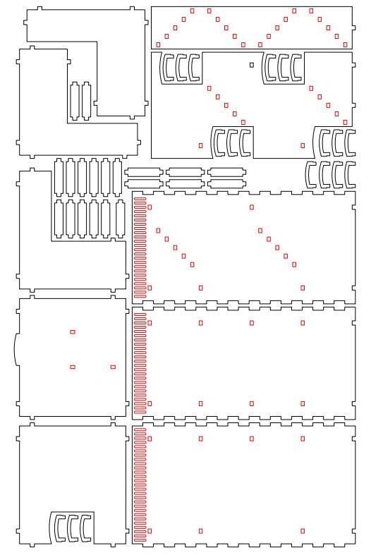 Hamster House Pattern Vector for Laser Cutting CNC Svg Laser Cut ...