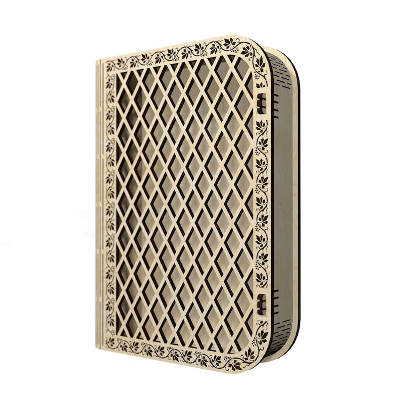 Flexible Book Box Laser Cut File for Cnc for 3 Mm 1/8 Inch 4 - Etsy