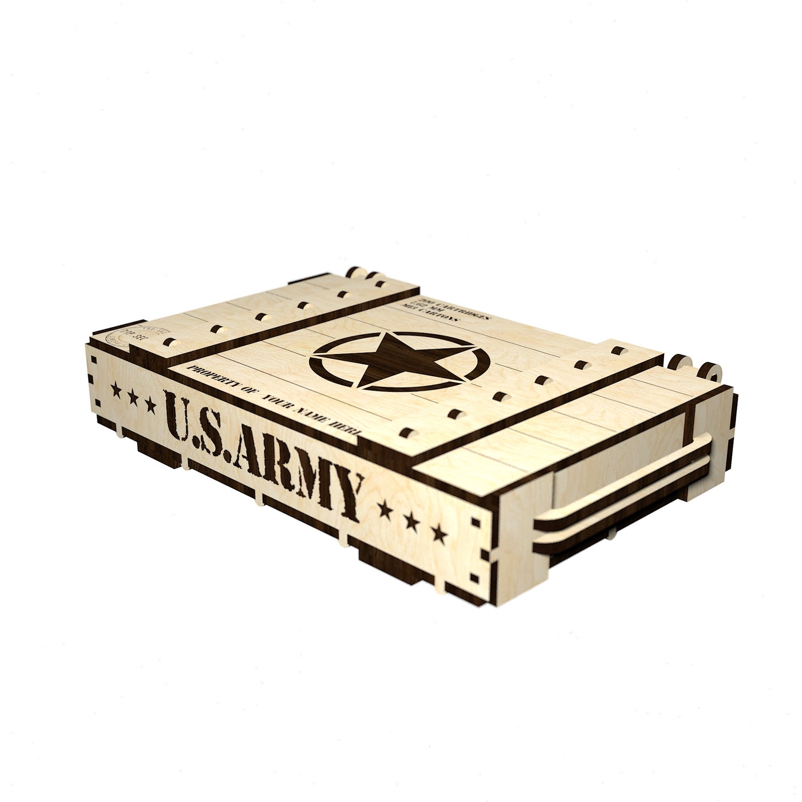 Original Military Army Gift Box 5" X 8" Inch Size for 3 4 5 Mm 1/8 Inch ...