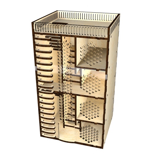 Hamster House Pattern Vector for Laser Cutting CNC Svg Laser - Etsy