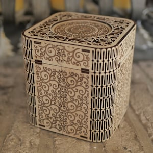 Gift Box for Candy Laser Cut File for 3mm, 4 Mm and 1/8 Inch Plywood ...
