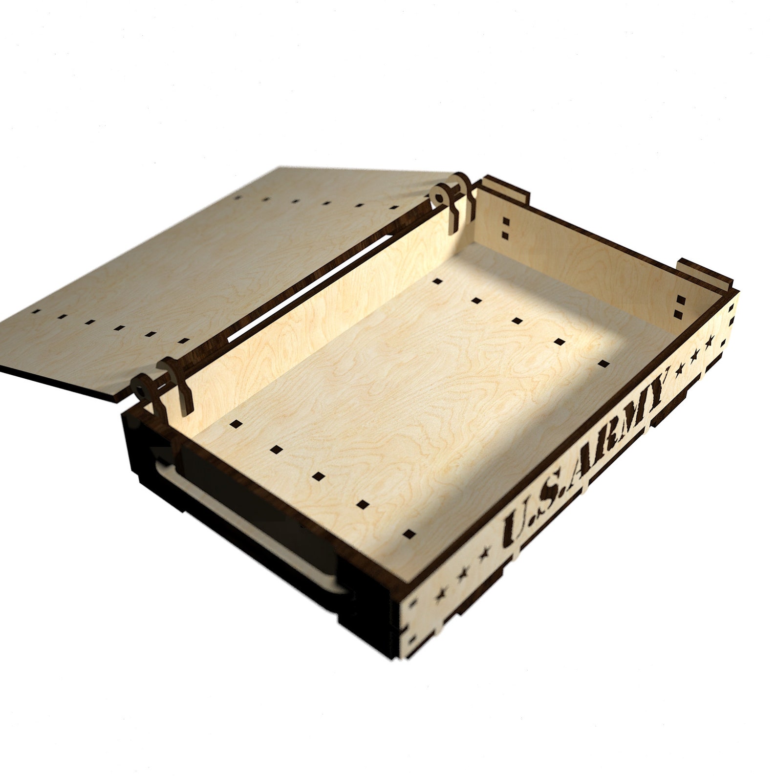 Original Military Army Gift Box 5" X 8" Inch Size for 3 4 5 Mm 1/8 Inch ...