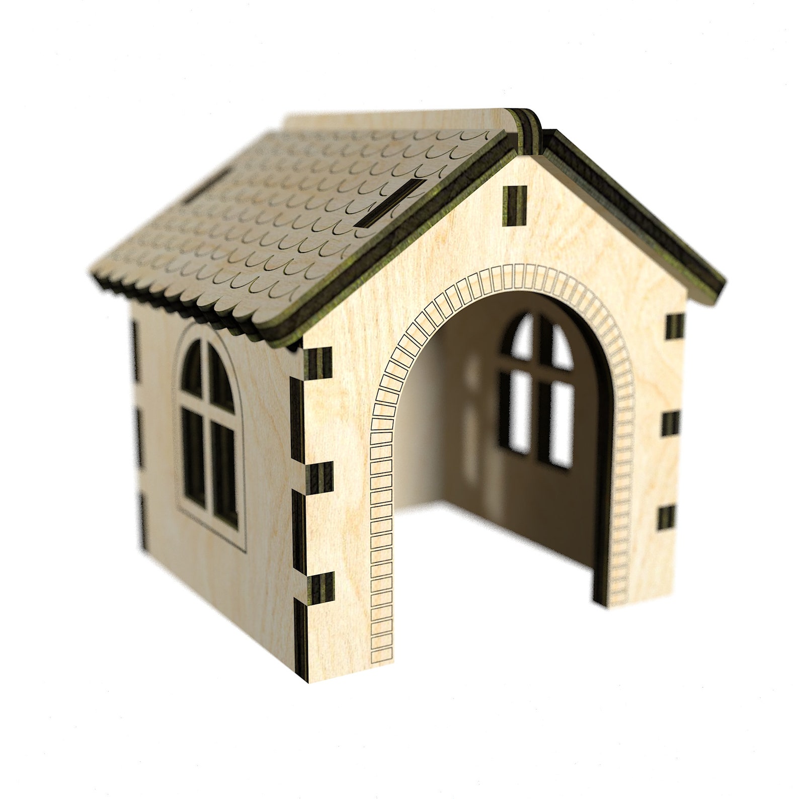 Hamster Tiny House Pattern Vector for Laser Cutting | Etsy