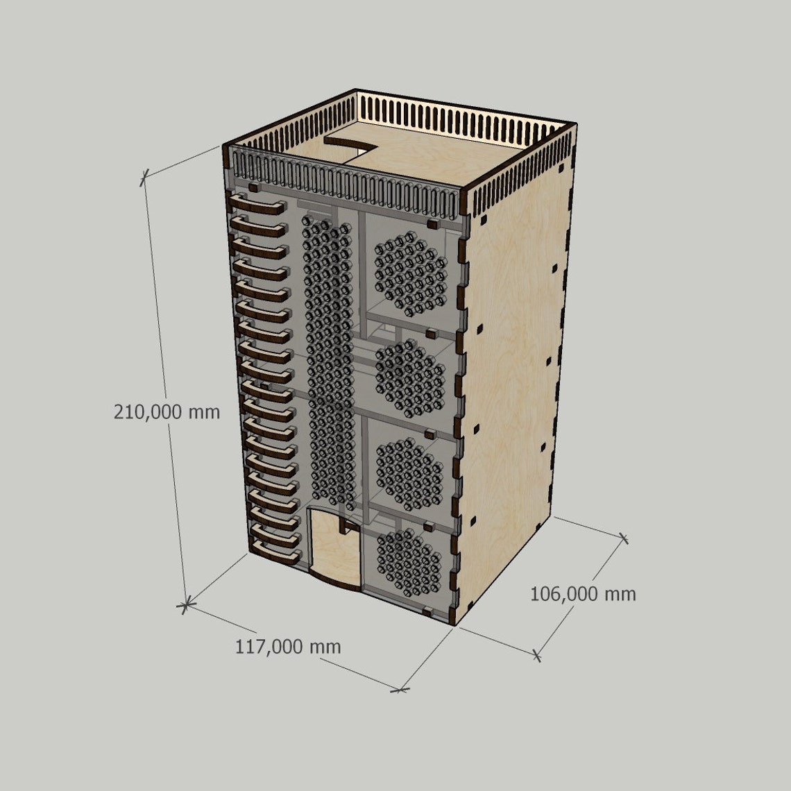 Hamster House Pattern Vector for Laser Cutting CNC Svg Laser Cut ...