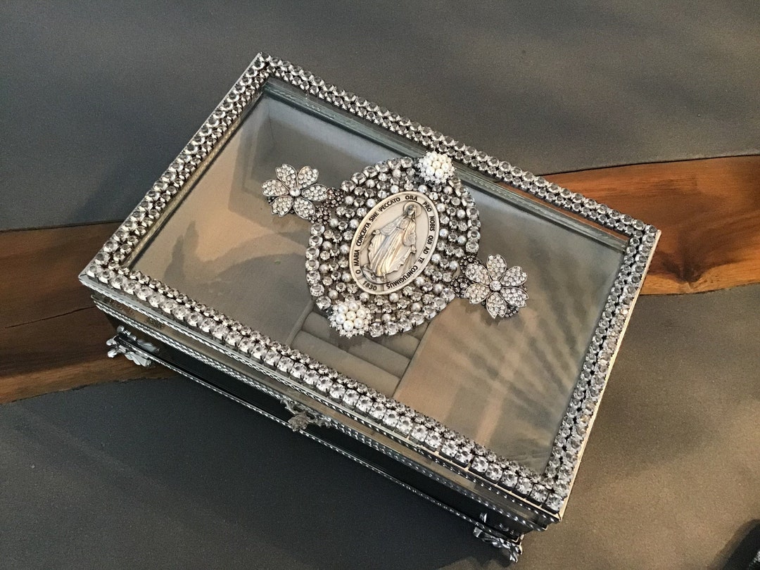 Religious Miraculous Metal Mirroed Jewlrey Box - Etsy
