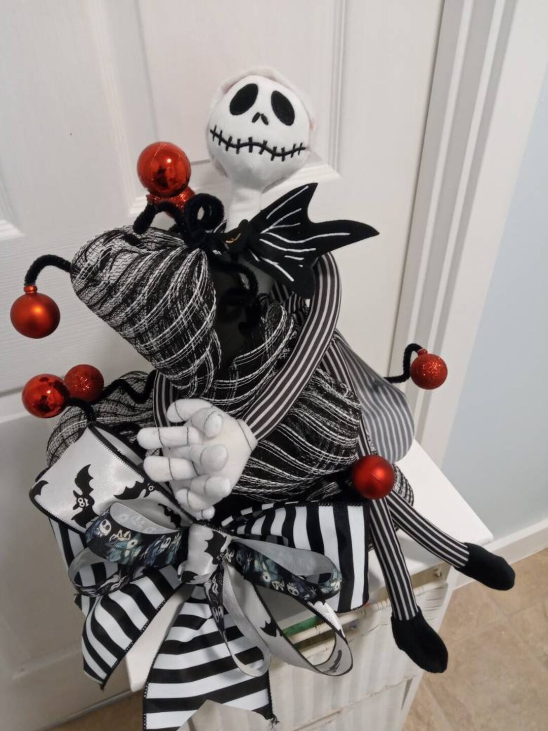 Jack Skellington Tree Topper - Etsy UK