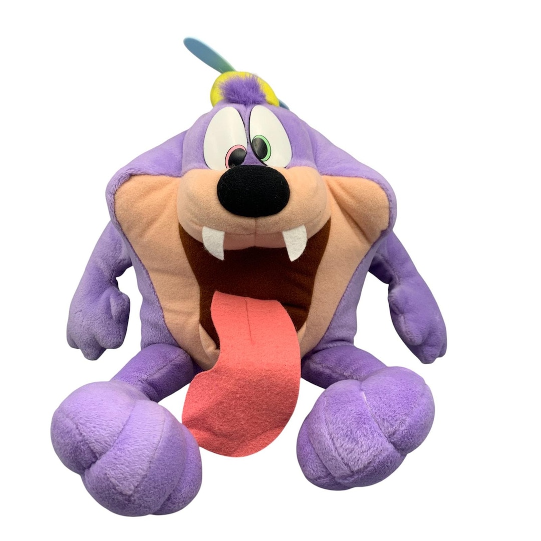 Applause Looney Tiny Tunes Baby Tazmanian Dizzy Devil Taz JR 1990 Plush ...