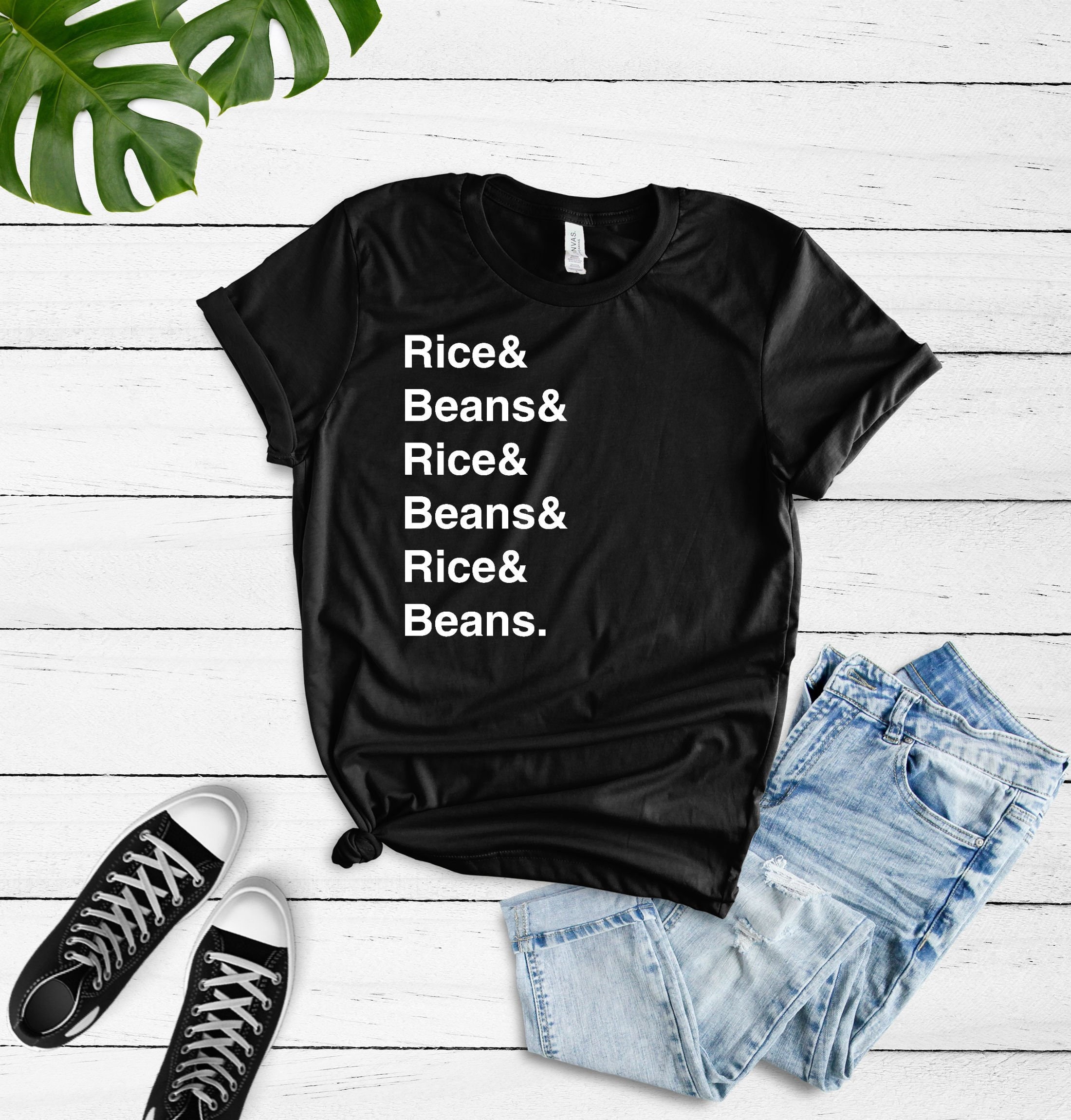 Rice and Beans Name List Shirt - Funny Rice and Beans Shirt - Cute Rice ...