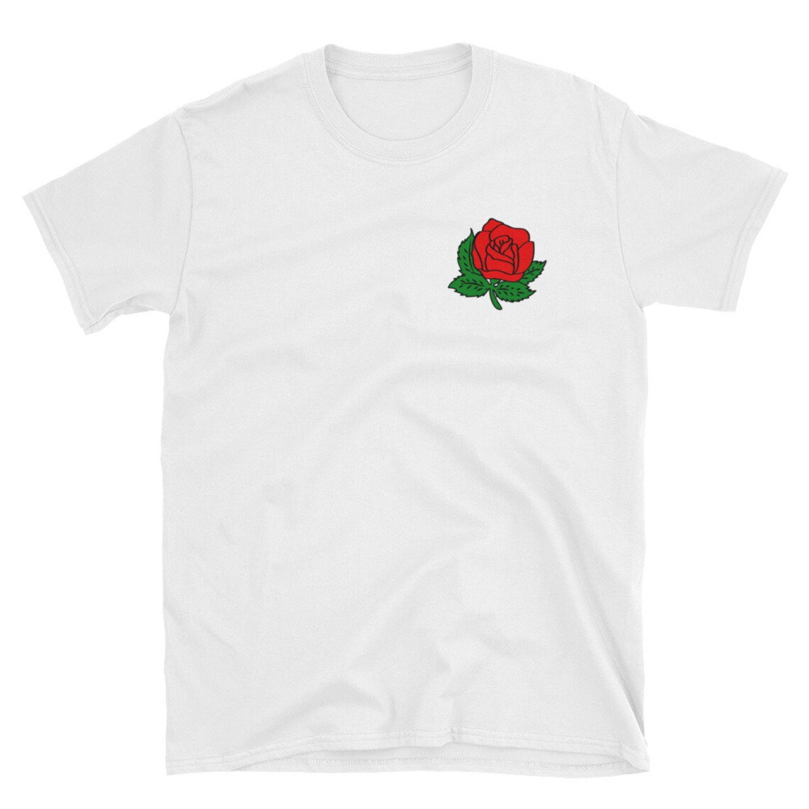 Rose Shirt - Rose T-shirt - Red Rose Shirt - Rose T-shirt - Rose Pocket ...