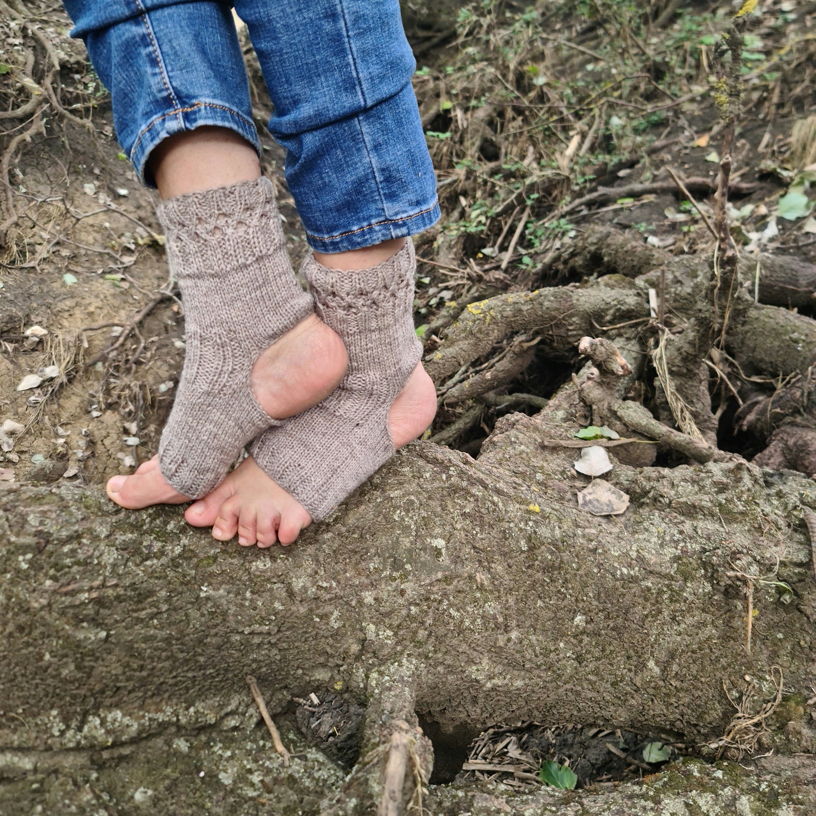 Toeless No Heel Yoga Socks - Etsy