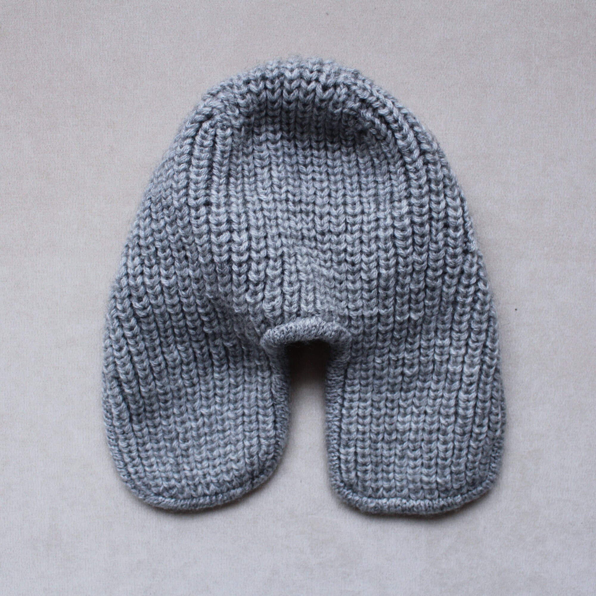 Hand-knitted Cap With Ear Covering Flaps, Ushanka Hat, Wool Beanie ...