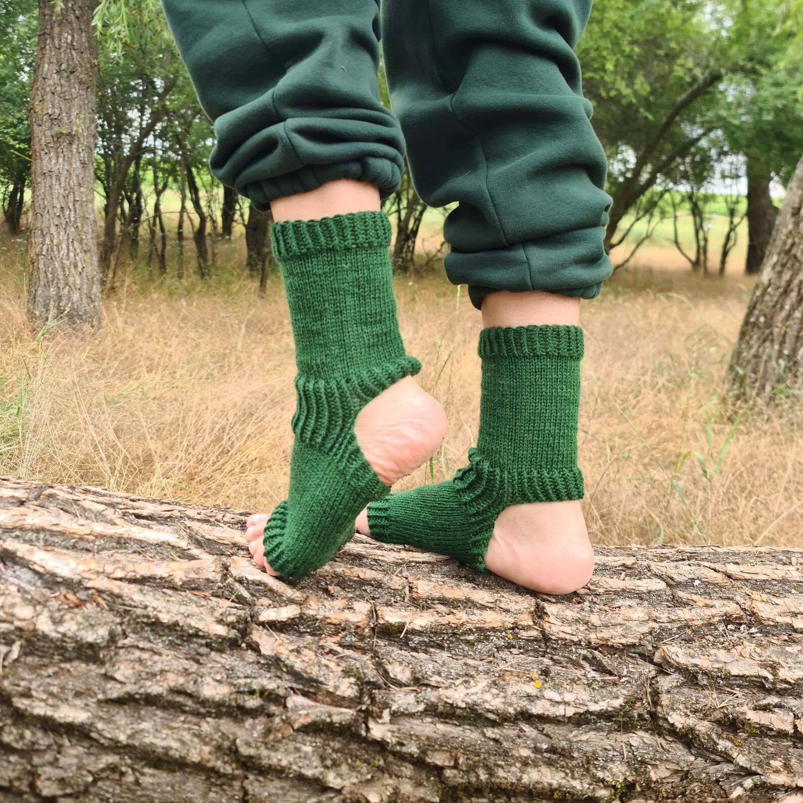 Toeless No Heel Yoga Socks - Etsy