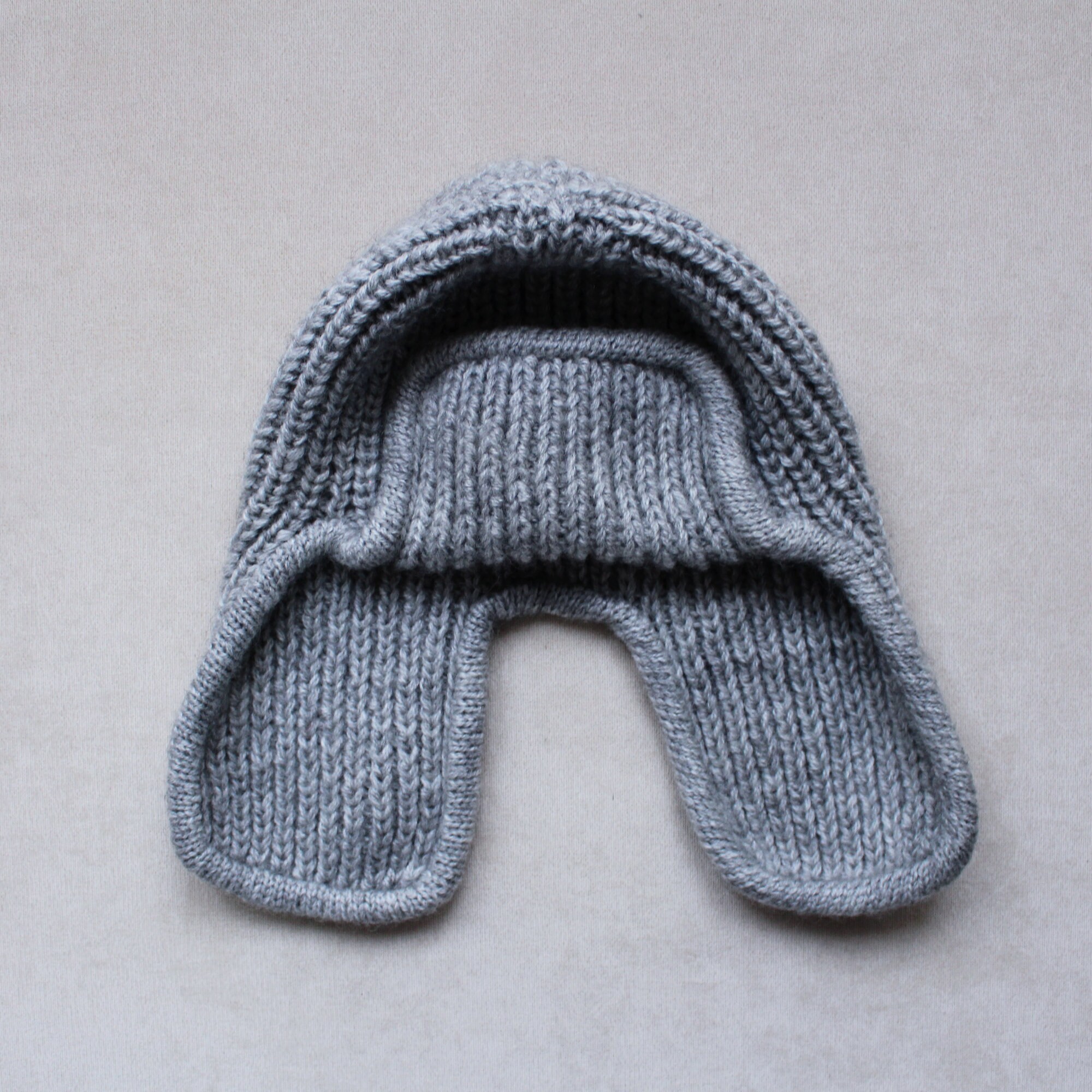 Hand-knitted Cap With Ear Covering Flaps Ushanka Hat Wool - Etsy