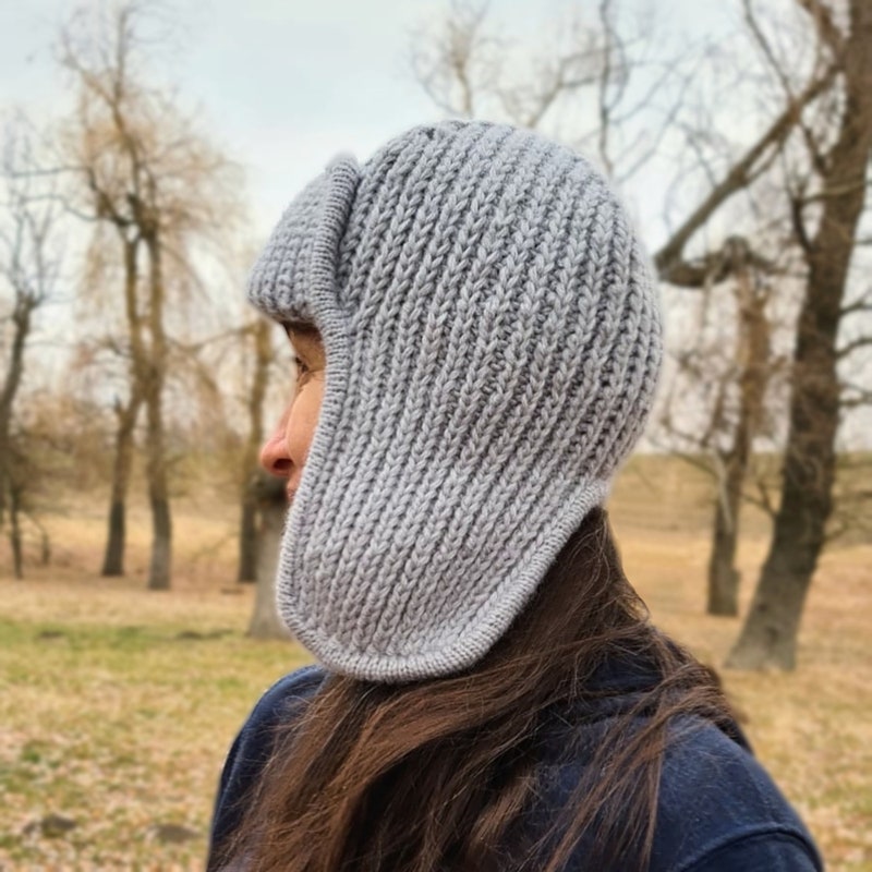 Knit Aviator Hat - Etsy