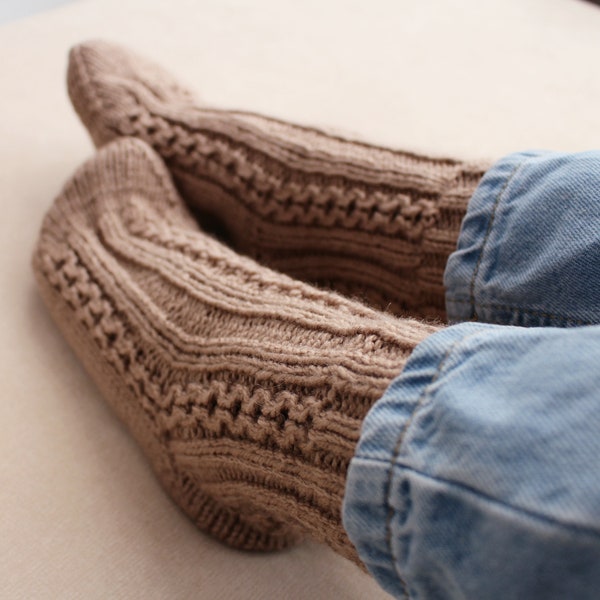 Cable Knit Socks - Etsy