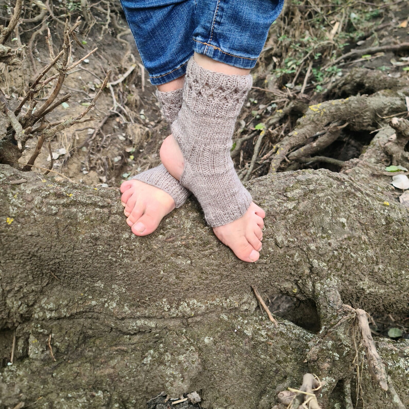 Toeless No Heel Yoga Socks - Etsy