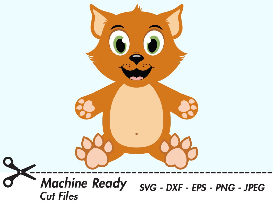 Cute Cat SVG Cut Files, PNG Cat Clipart, Cat Mom, Cats Clip Art, Happy ...