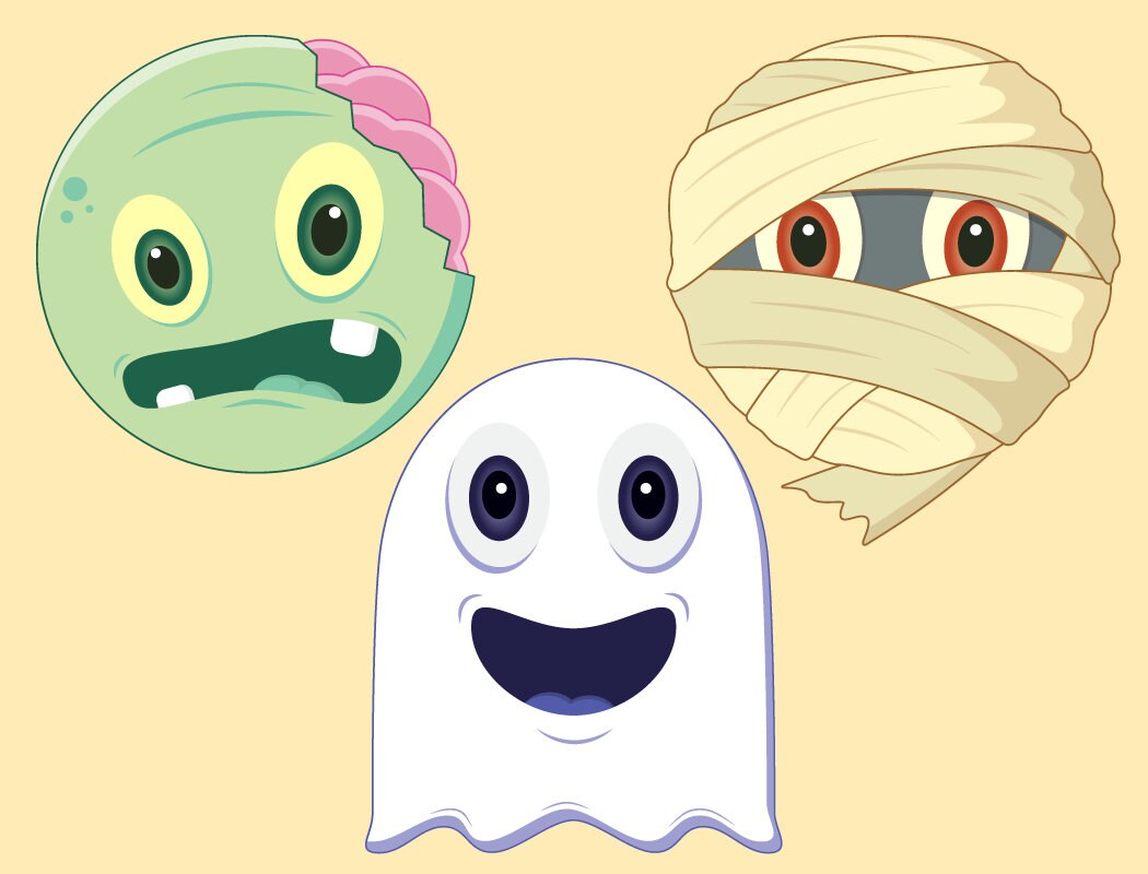 Halloween Emojis, Emoji Clipart, Emoji Invitations, Emoji Download ...