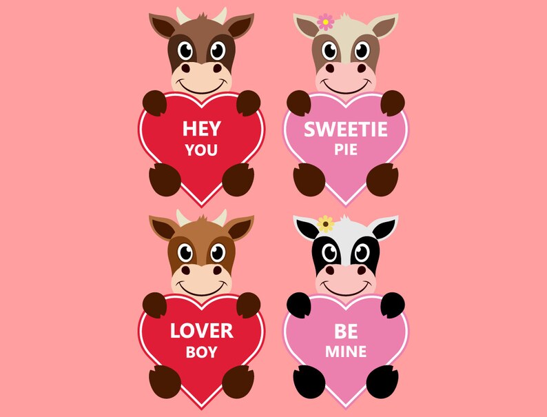 Valentine Heart Bundle Clipart PNG Valentine's Clip Art | Etsy