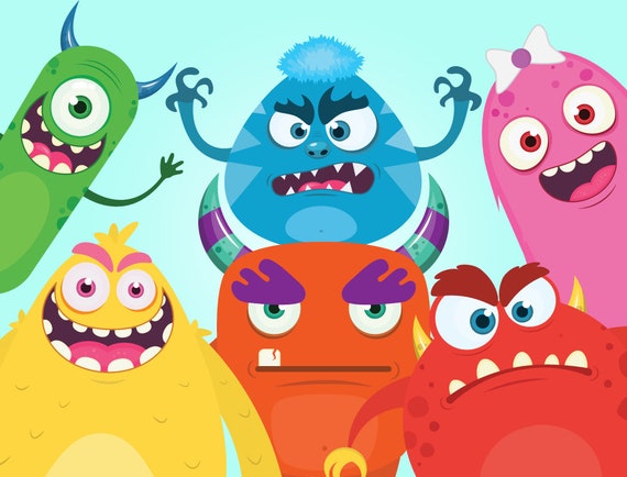 Follow Directions Clip Art Monsters