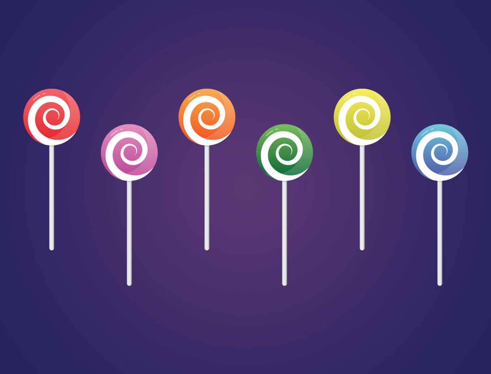 Lollipop Clip Art Candy Shop Clipart Sugar Clipart Candy | Etsy