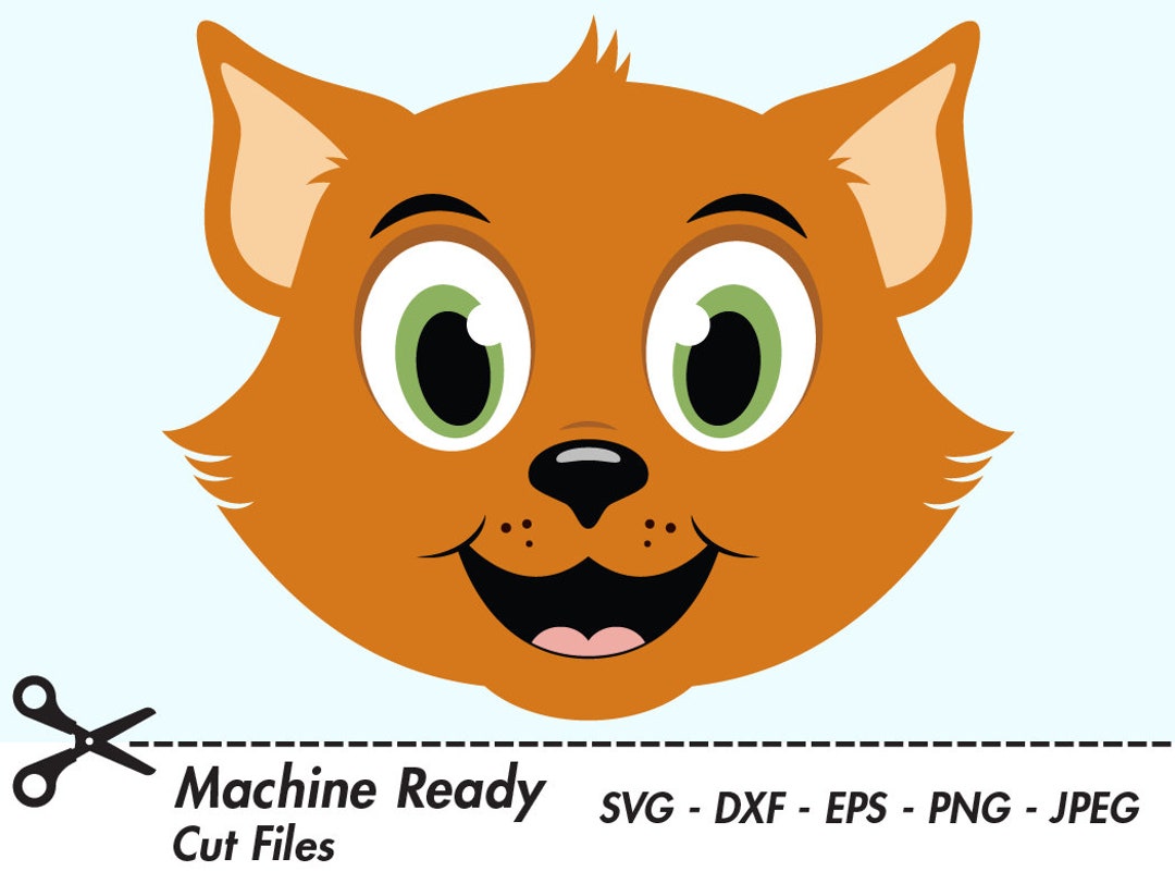 Cute Cat SVG Cut Files, PNG Cat Clipart, Cat Mom, Cats Clip Art, Happy ...