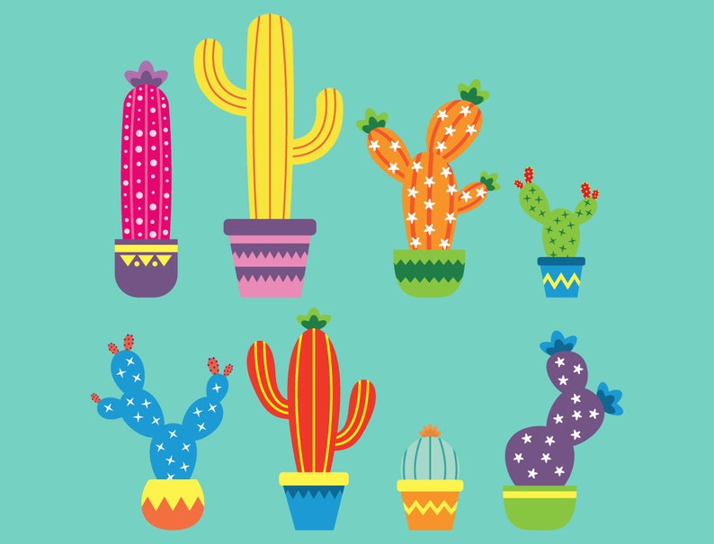 Llama Clipart Super Bundle, Llamas Clip Art PNG, Printable Cactus Art ...