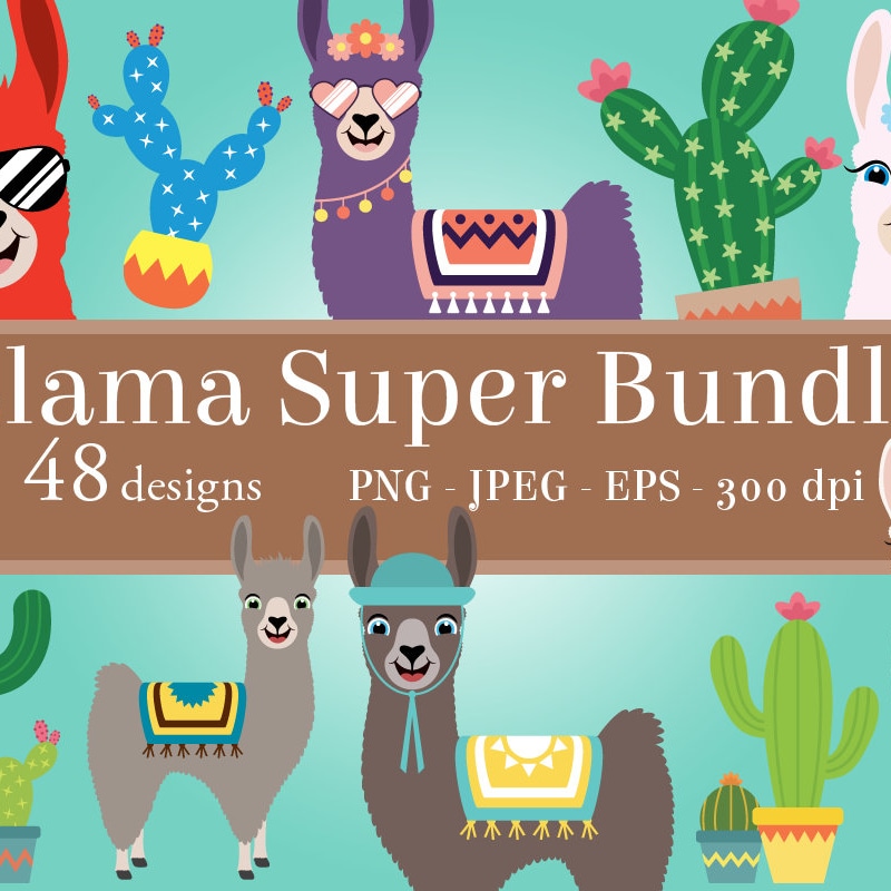Llama Printable - Etsy