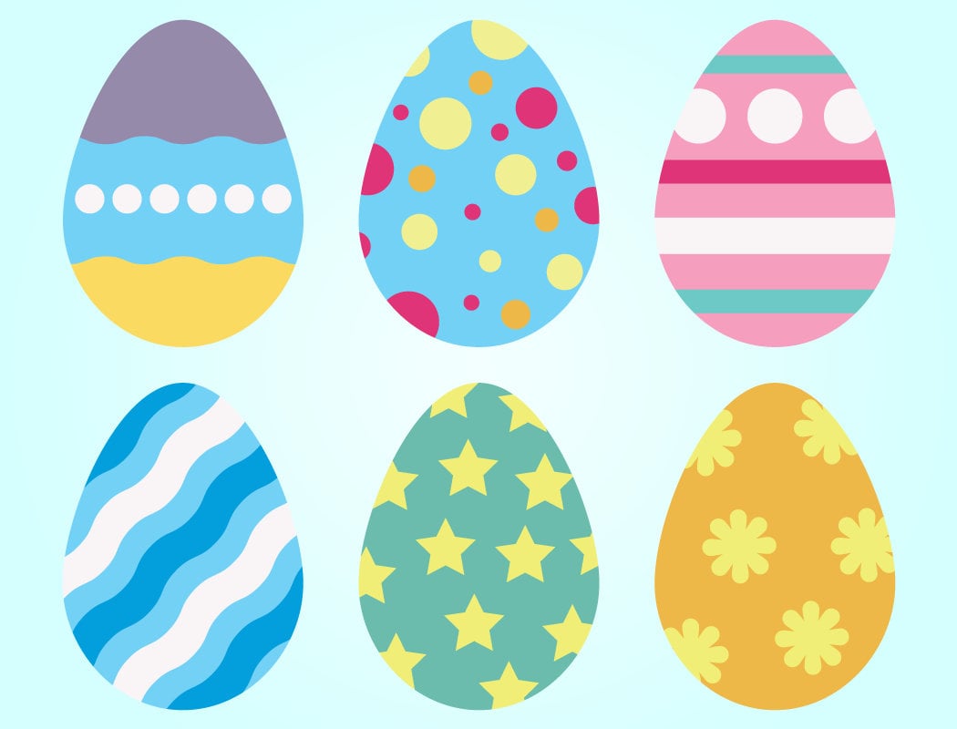 Cute Chick SVG Cut Files, PNG Easter Egg Clipart, Spring Clip Art ...