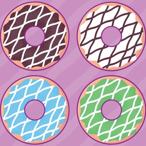 Donut Clipart, Breakfast Clipart, Donuts Clip Art, Cute Food Clipart ...
